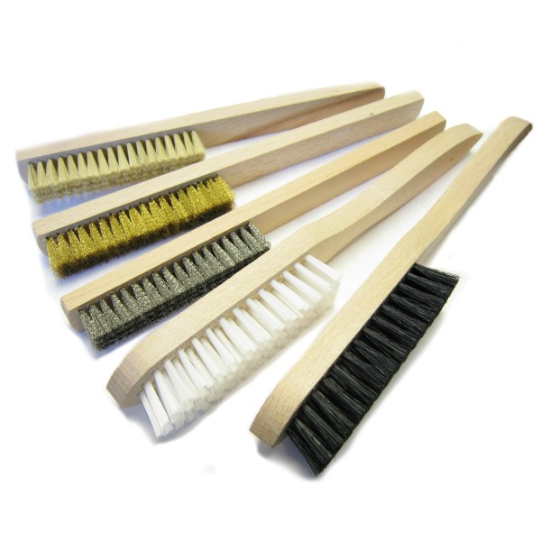 Wooden Handled Brushes in Various Materials for Hand Finishing