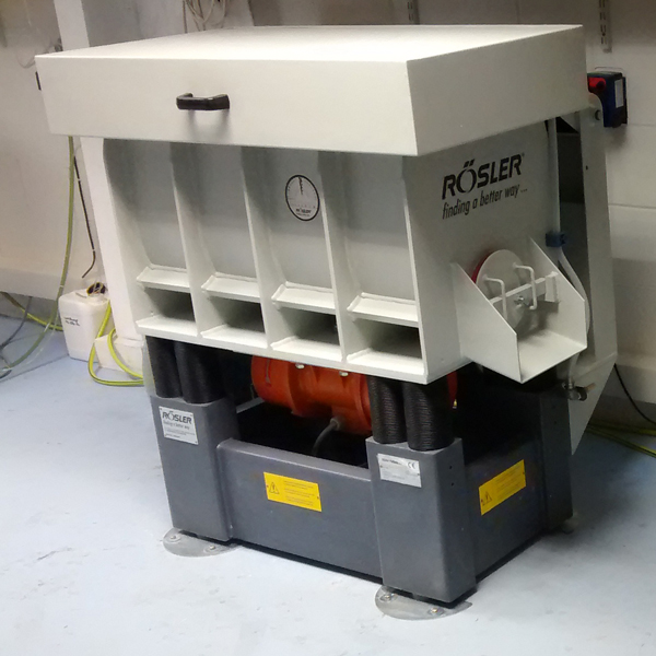 Trough Vibro Finishing Machines Rosler VER 150 vibro trough